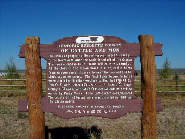 Sublette County Historical Points of Interest