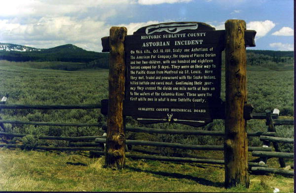 Sublette County Historical Points of Interest
